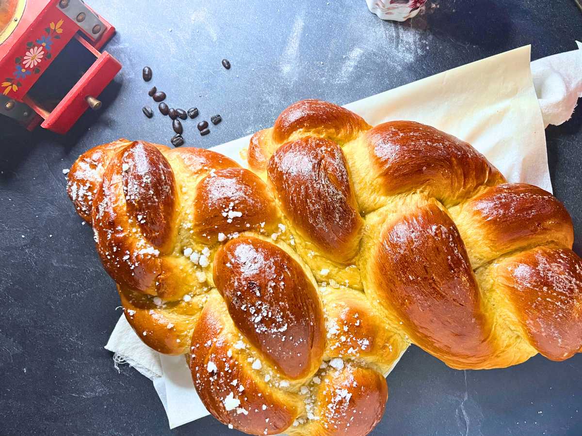 Finnish Pulla Bread || Braided Cardamom Bread - Flour and Filigree