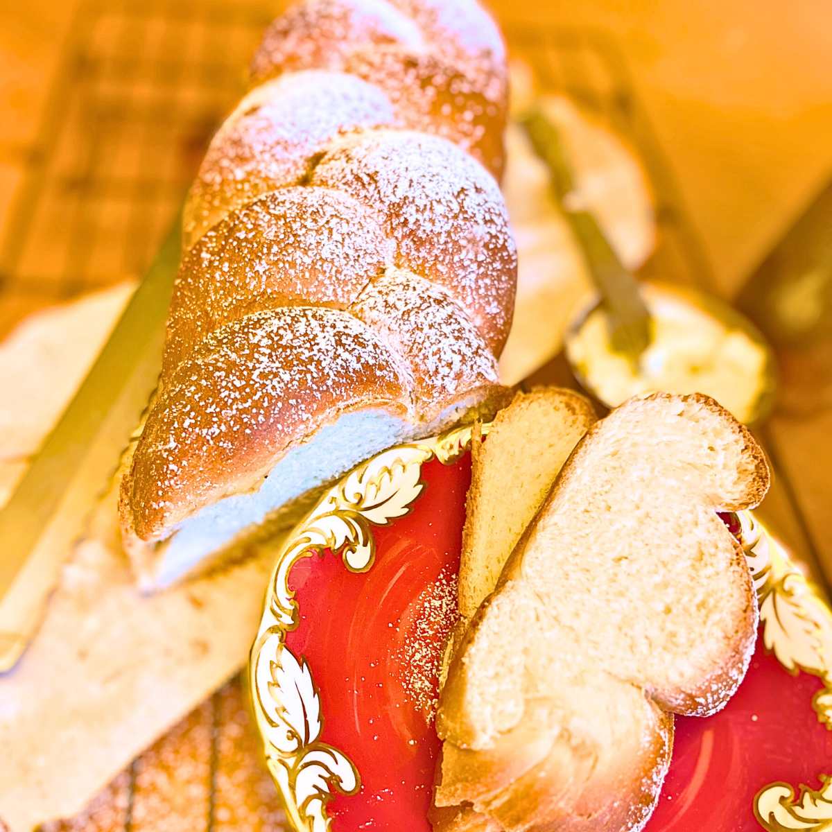 Finnish Pulla Bread || Braided Cardamom Bread - Flour and Filigree