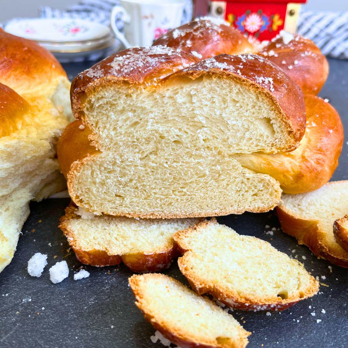 Finnish Pulla Bread || Braided Cardamom Bread - Flour and Filigree