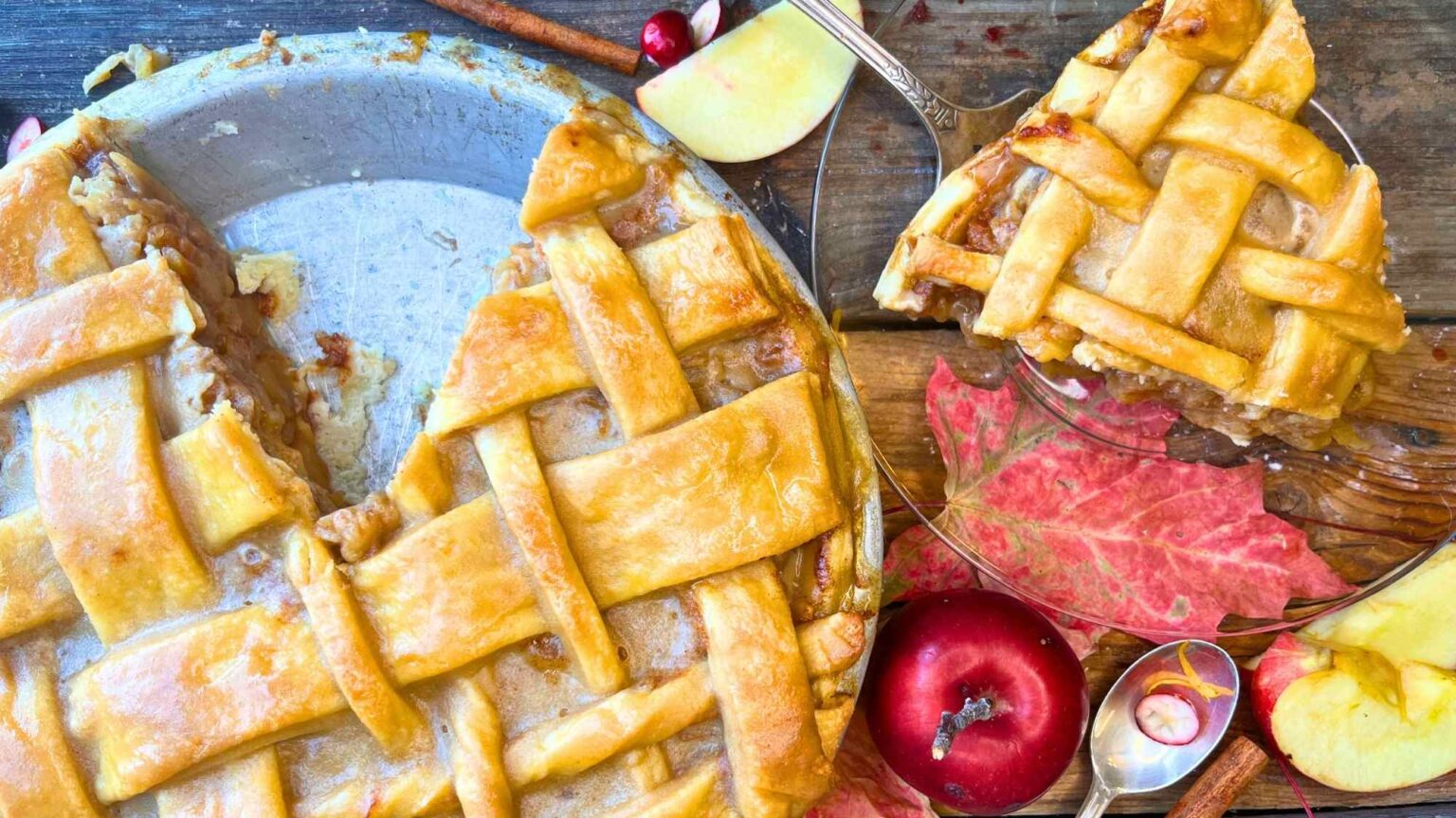 From Scratch Honey Apple Pie - Flour and Filigree