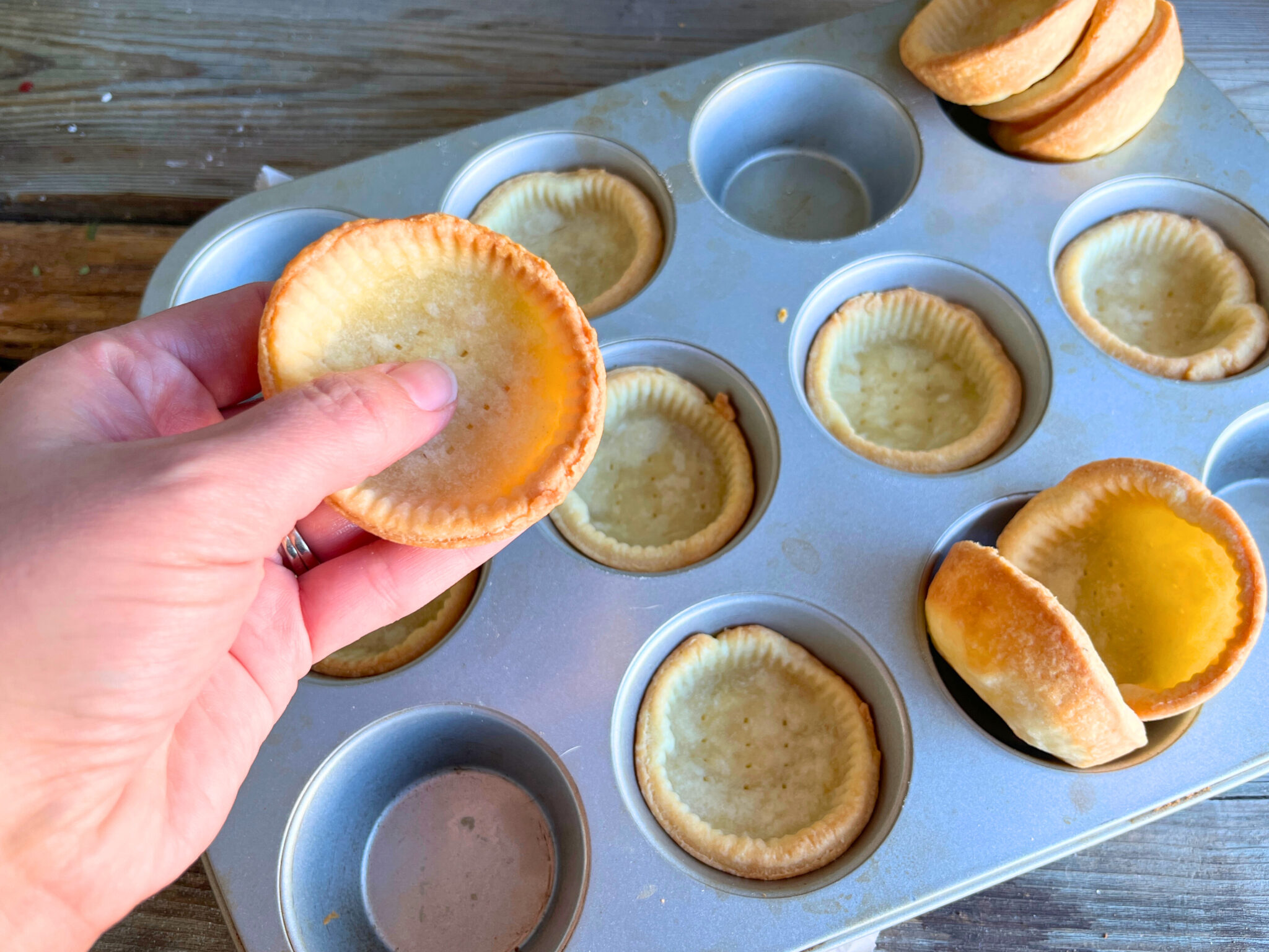 How to make homemade tart shells - Flour and Filigree