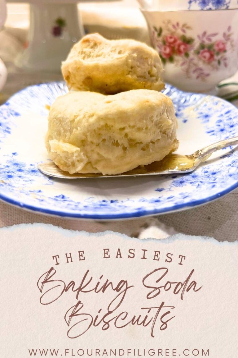 Easiest Baking Soda Biscuits | Vintage Kitchen - Flour and Filigree