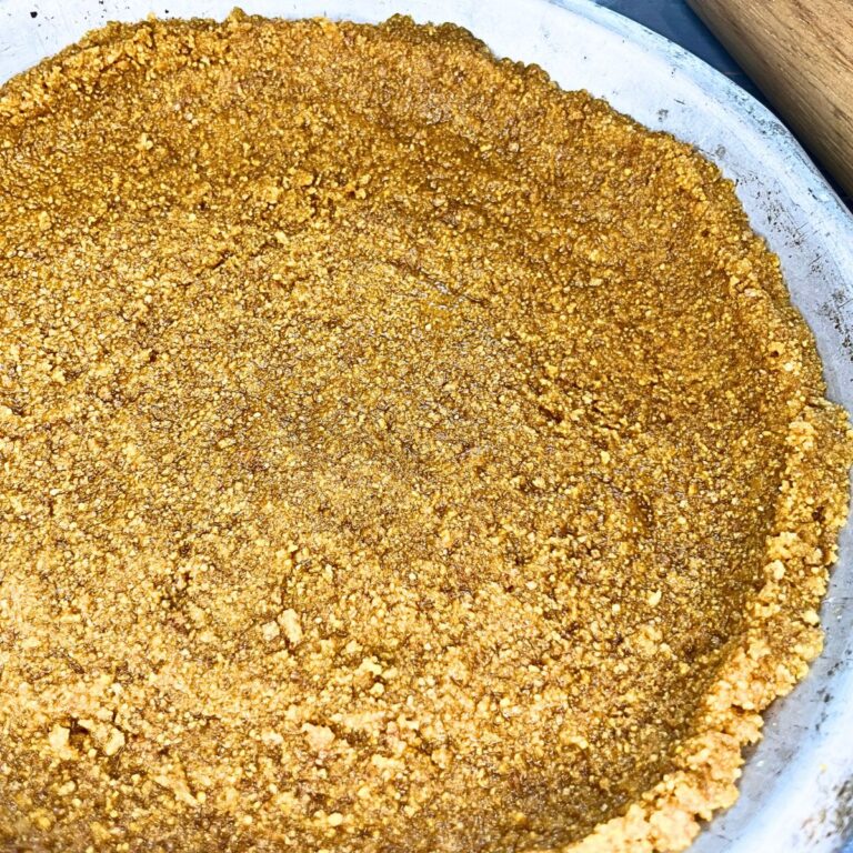 Easy Homemade Graham Cracker Crust - Flour and Filigree
