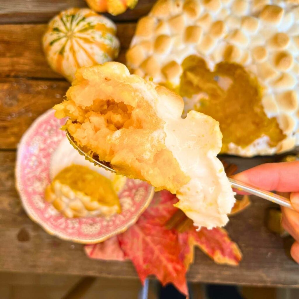 Super Simple Maple Sweet Potato Casserole - Flour and Filigree