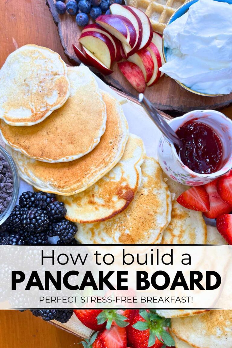 Easy Pancake Breakfast Board - Flour and Filigree