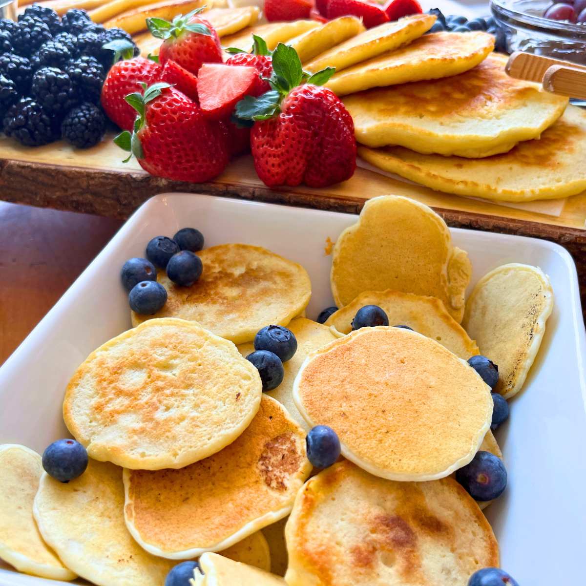 Easy Pancake Breakfast Board - Flour and Filigree