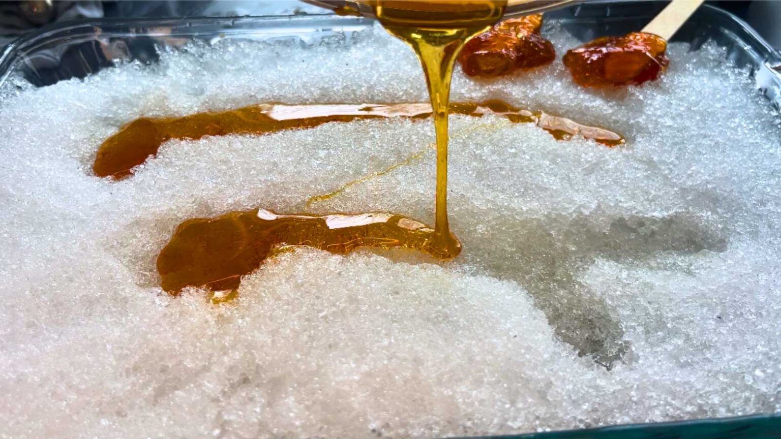 How to make Maple Syrup Taffy || Tire D'Érable - Flour and Filigree