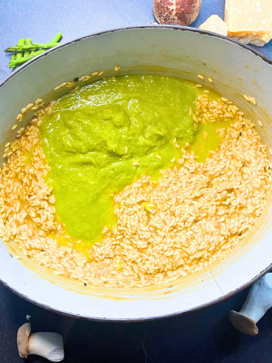 Fresh Asparagus Risotto || Rustic and Refined - Flour and Filigree