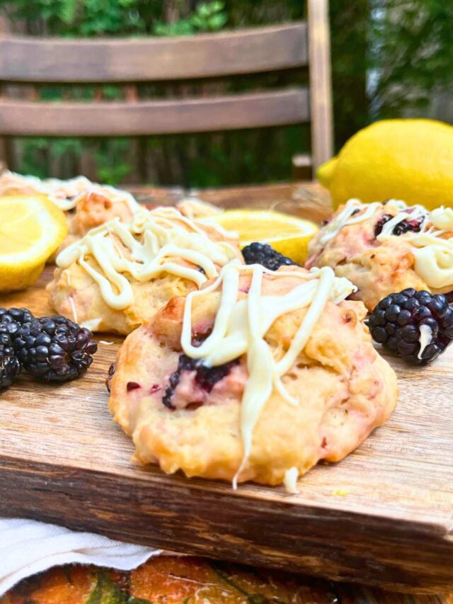 Easy Lemon Blackberry Drop Biscuits – Bursting with Fresh Summer ...
