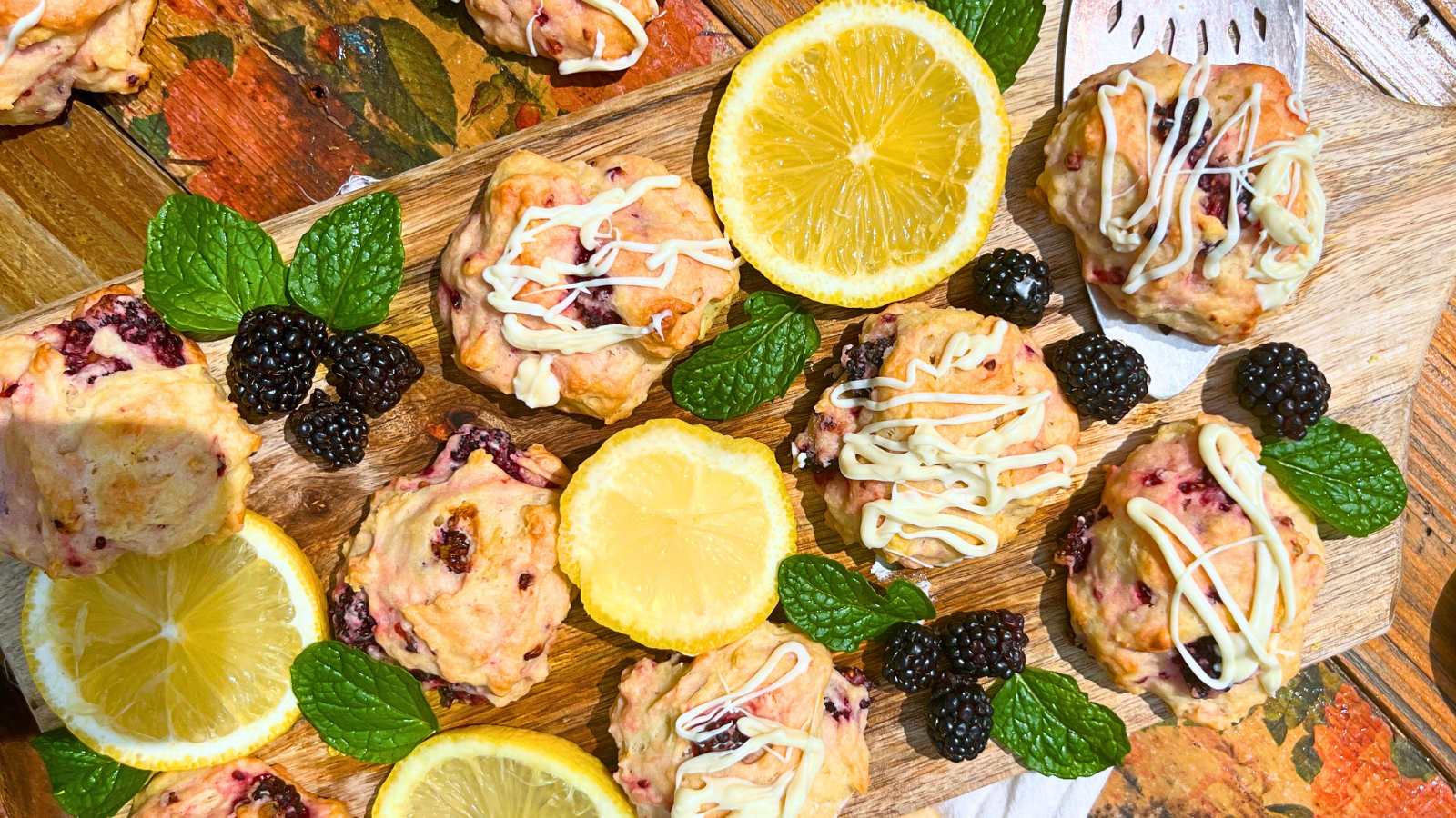 Easy Lemon Blackberry Drop Biscuits – Bursting with Fresh Summer ...