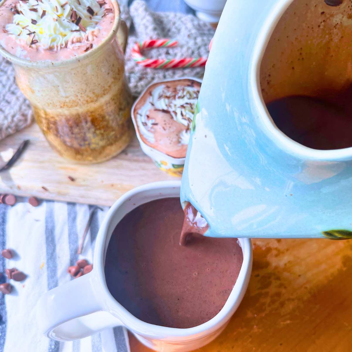 How to Make Rich & Velvety Homemade Hot Chocolate - Flour and Filigree