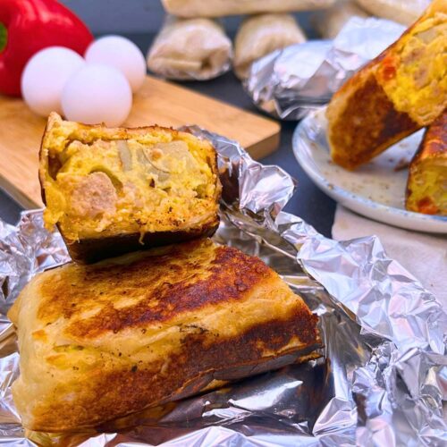 Easy Hearty Freezer Breakfast Wraps 🌯🍳 | Make-Ahead Meal Prep Breakfast ...